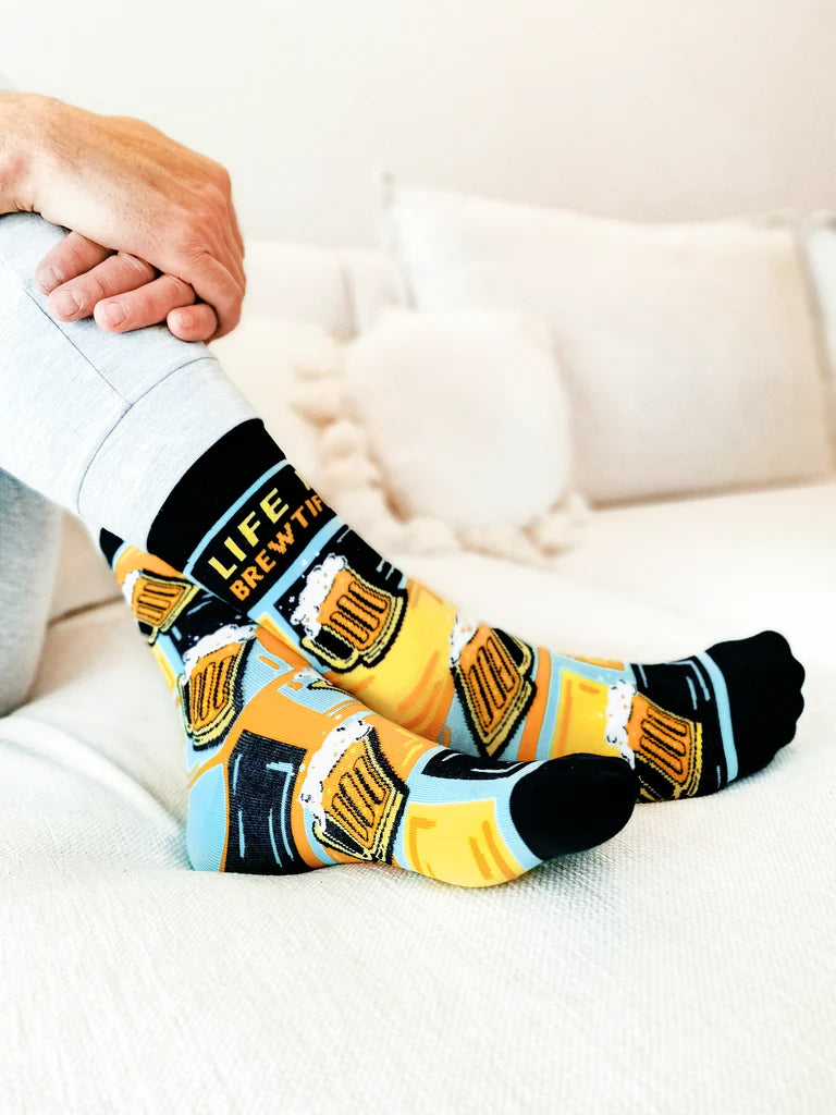 Life Is Brewtiful Mens Socks – Seasons Home & Gift